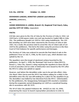 CD - DAR VS Sutton - N/A - CASE DIGEST: DAR VS. SUTTON G. No. 162070 ...