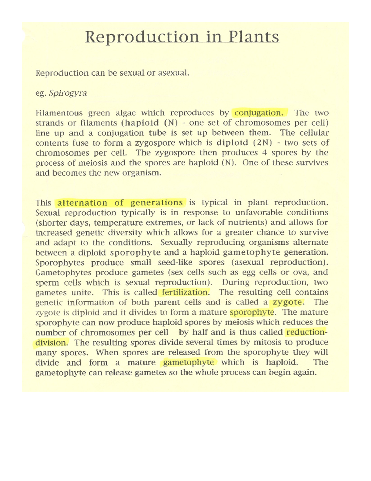 Reproduction-in-plants-notes - Studocu