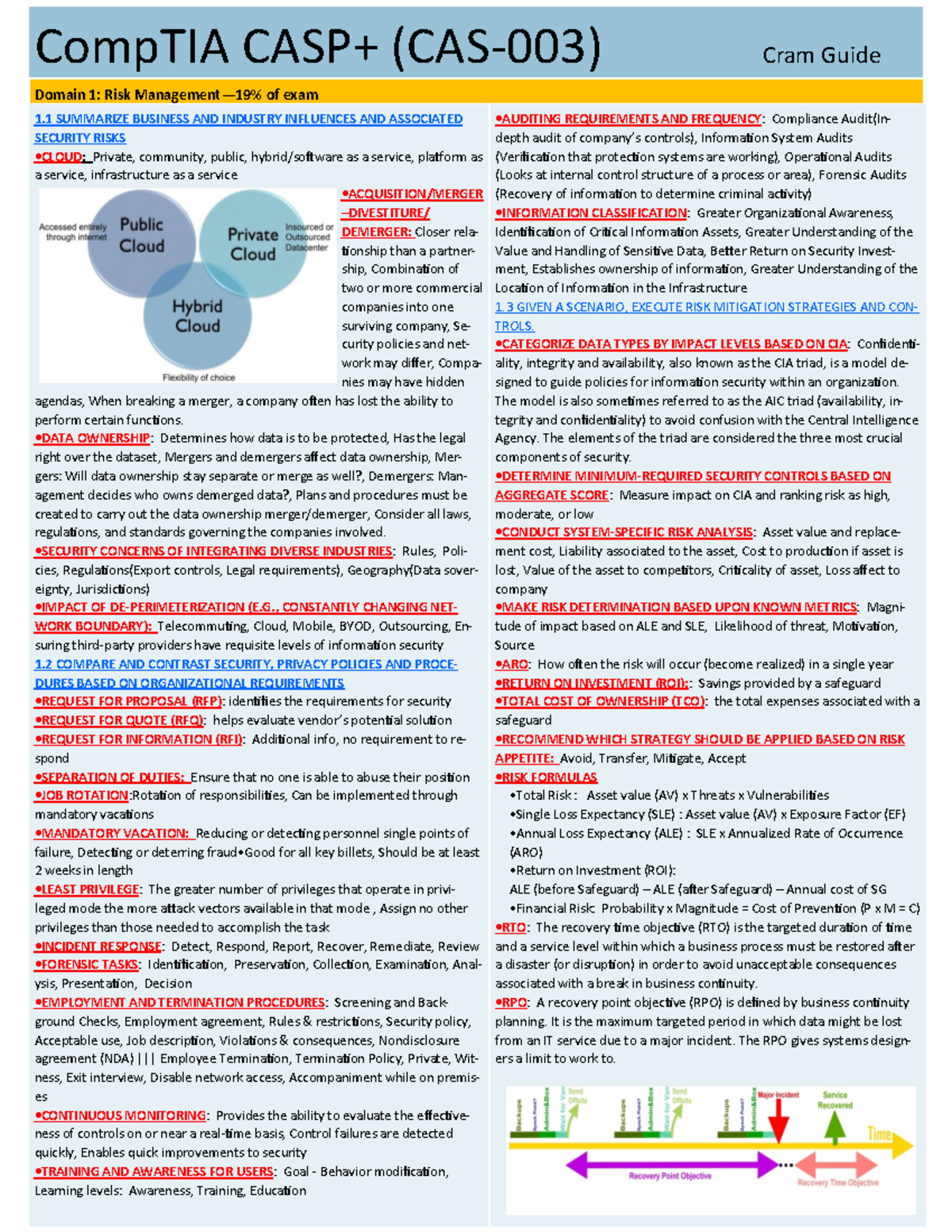 CASP CRAM Guide - casp - 1 1 SUMMARIZE BUSINESS AND INDUSTRY INFLUENCES ...