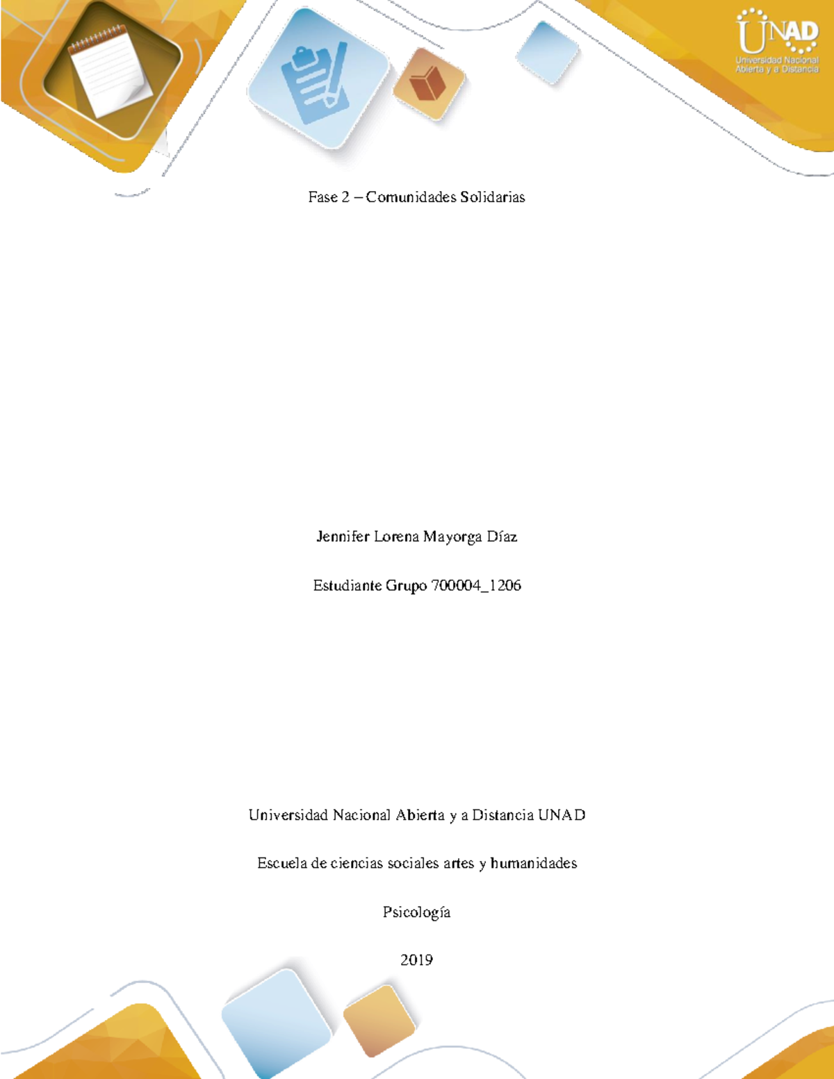 Análisis Acción Solidaria Jennifer Mayorga 700001 B 614 - Fase 2 ...