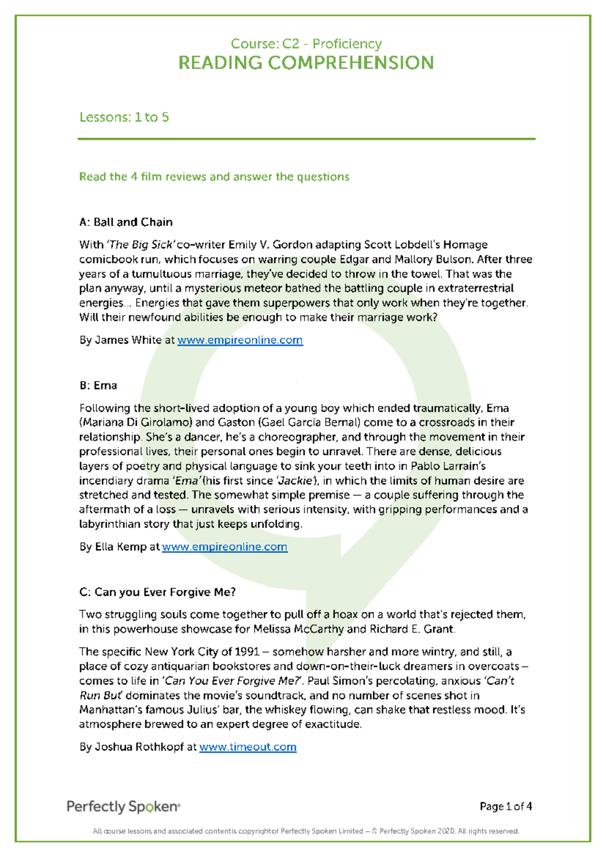 C2 Lesson 1-5 Reading Comprehension - management control system - Studocu