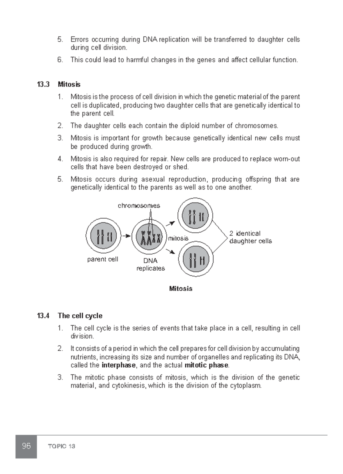 102 - hello - 96 TOPIC 13 Errors occurring during DNA replication will ...