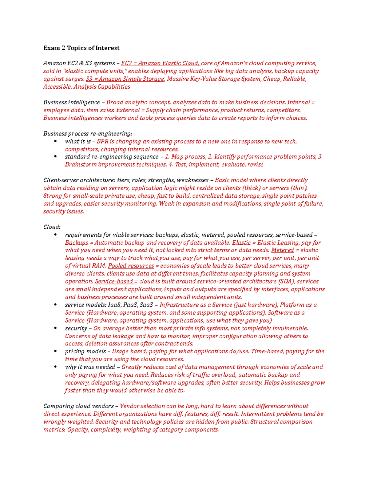 IDS 200 Fall 2022 Exam 2 Topics of Interest - Exam 2 Topics of Interest ...