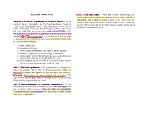 ROC 120-121 - lectre noteslectre noteslectre notes - RULE 120 Judgment ...