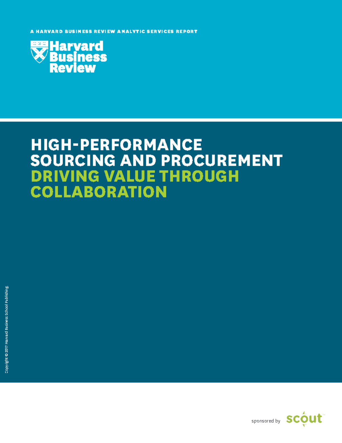 Scout RFP-HBR-High Performance Sourcingand Procurement - Copyright ...
