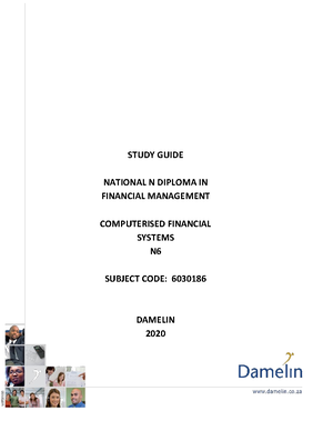 CFS N5 Study Guide S1 - STUDY GUIDE NATIONAL N DIPLOMA IN FINANCIAL ...