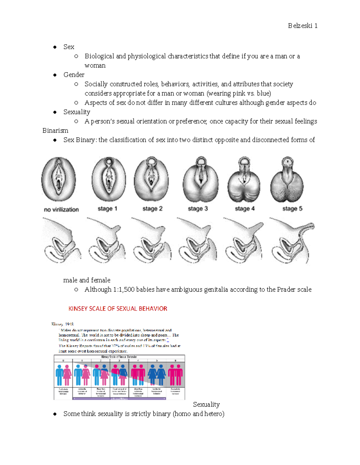 Colonial Gender Roles - Sex Biological and physiological ...