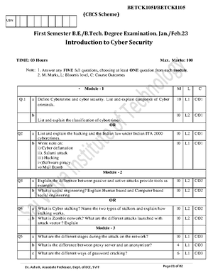 Module-2 - Introduction to Cyber Security module-2 notes - Chapter 2 ...