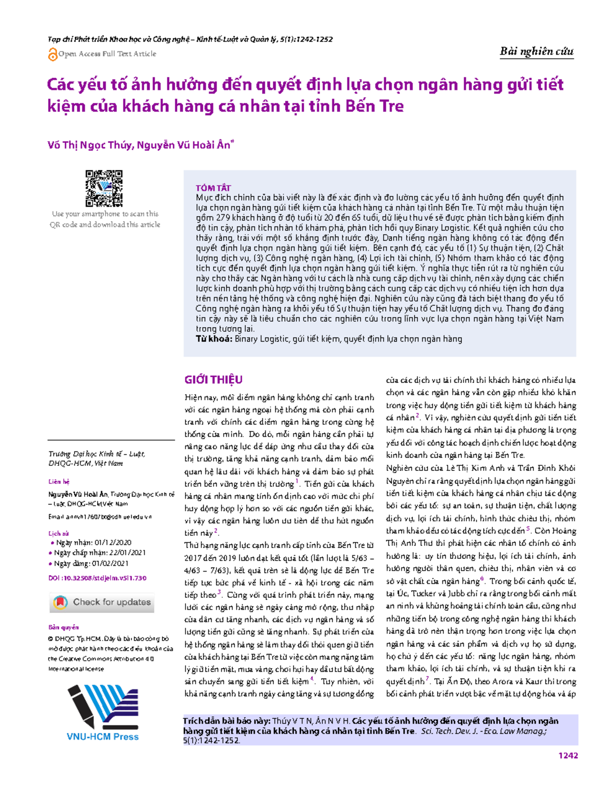 730-Fulltext-4618-2-10-20210210 - Open Access Full Text Article Bài nghiên cứu Trường Đại học ...