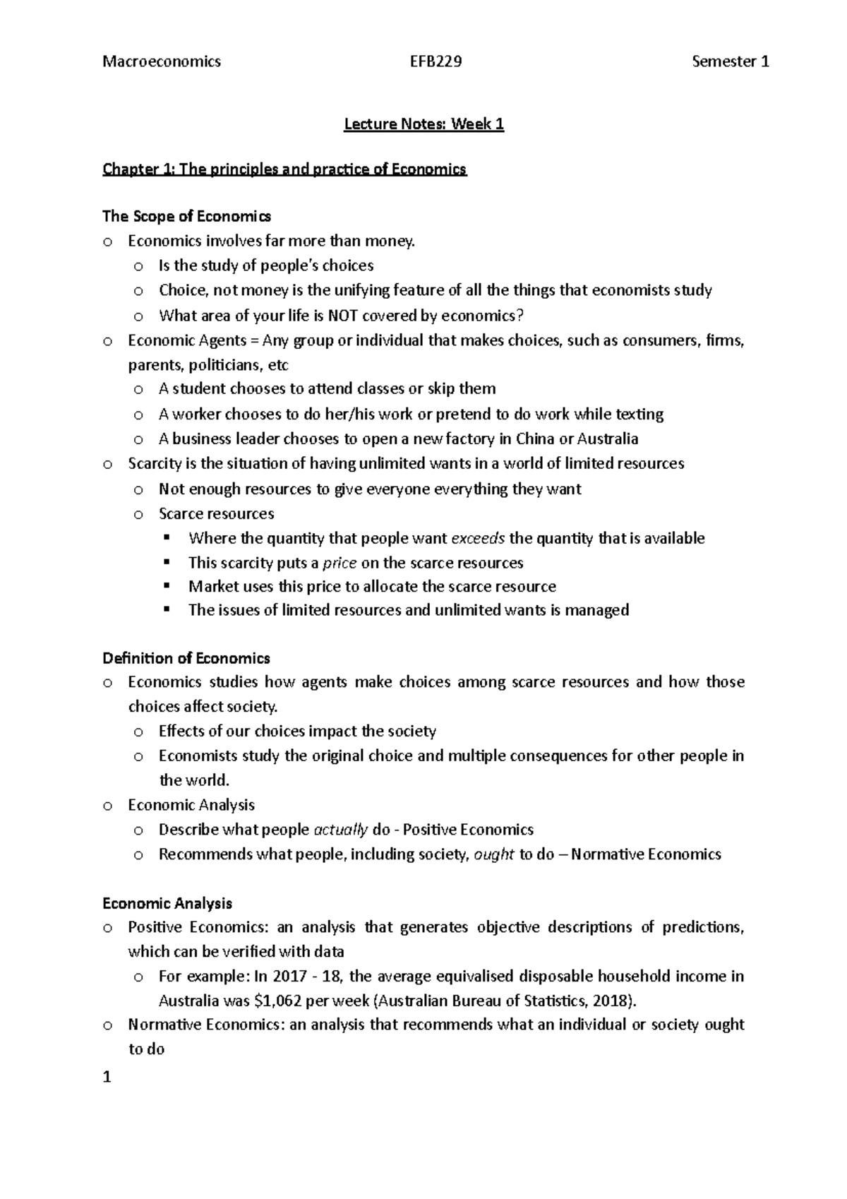 Lecture Notes Week 1 Lecture Notes Week 1 Chapter 1 The Principles And Practice Of