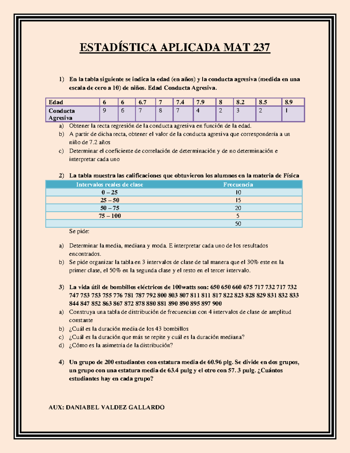 Estadística Aplicada MAT 237 Clase 20 Abril 2022 - AUX: DANIABEL VALDEZ ...