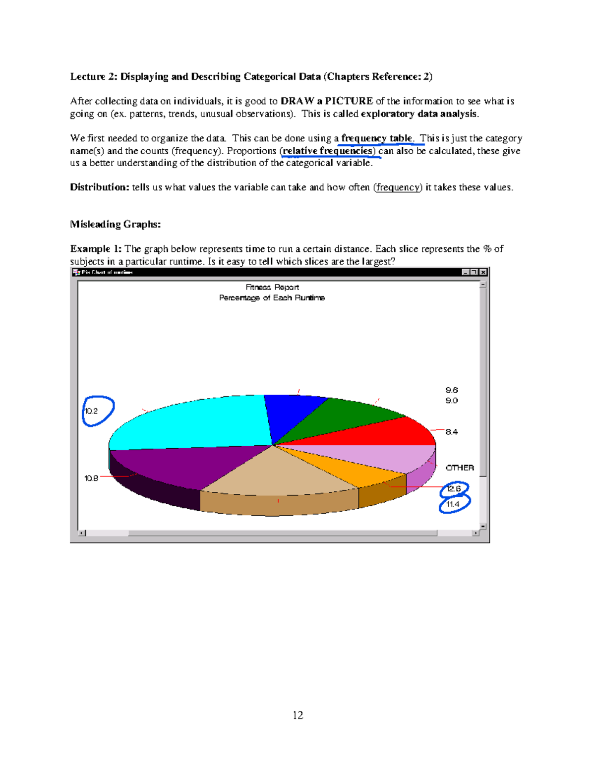 Lecture 2 Stat Lecture 2 Displaying And Describing Categorical Data Chapters Reference 2