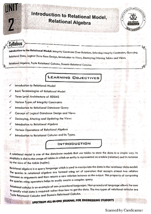 DIP UNIT 4 - dip - Computer Science and Engineering - Studocu