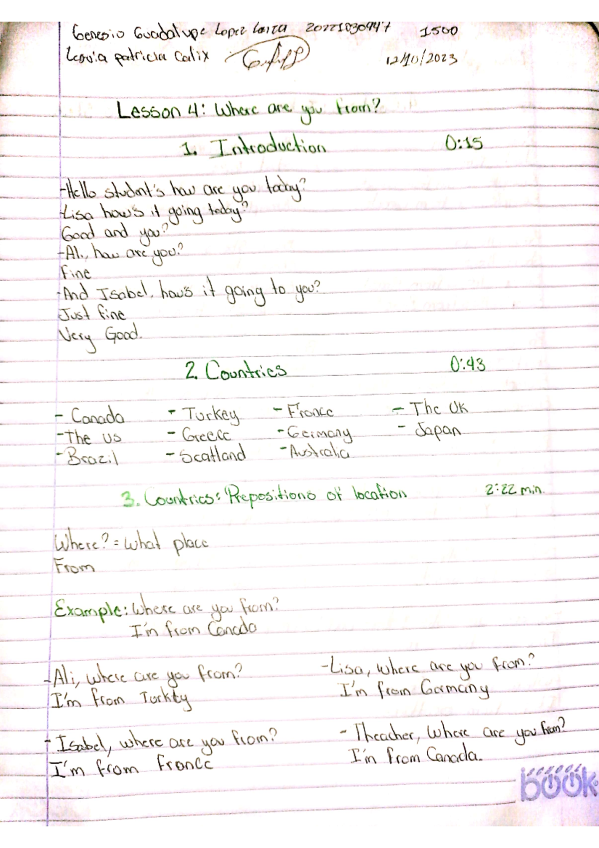 Lopez Genesis u1t4a14 - ingles l - Studocu