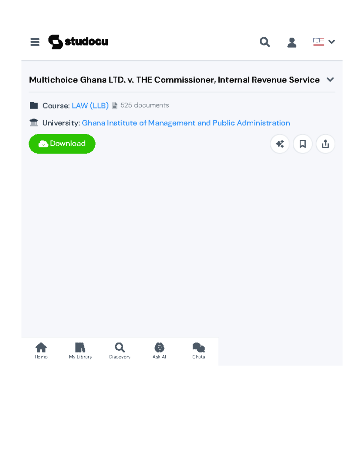 Multichoice Ghana LTD. v. THE Commissioner, Internal Revenue Service ...