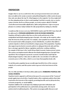 Reply Speeches vol 1 - Page 1 Reply Speeches- vol 1 What Are Reply ...