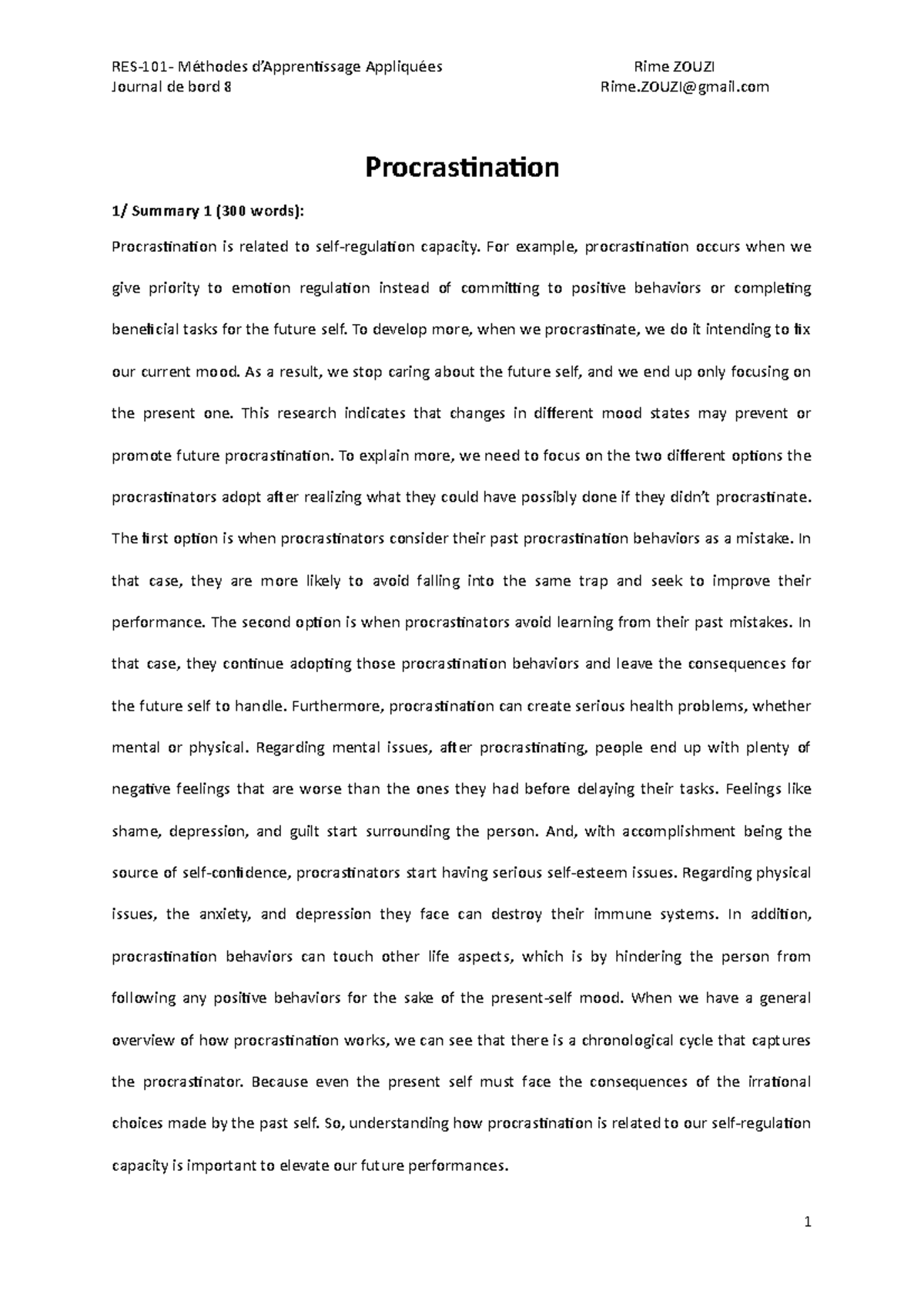 Journal de bord 8 - course material - RES-101- Méthodes d’Apprentissage ...