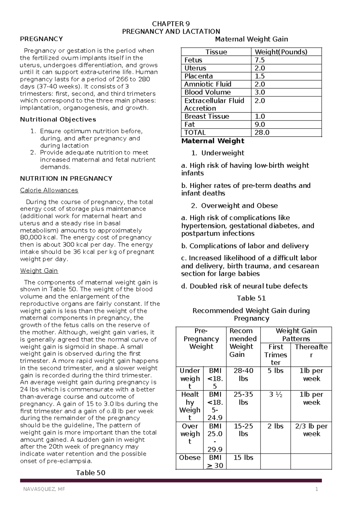 Pregnancy - nursing notes - PREGNANCY AND LACTATION PREGNANCY Pregnancy ...