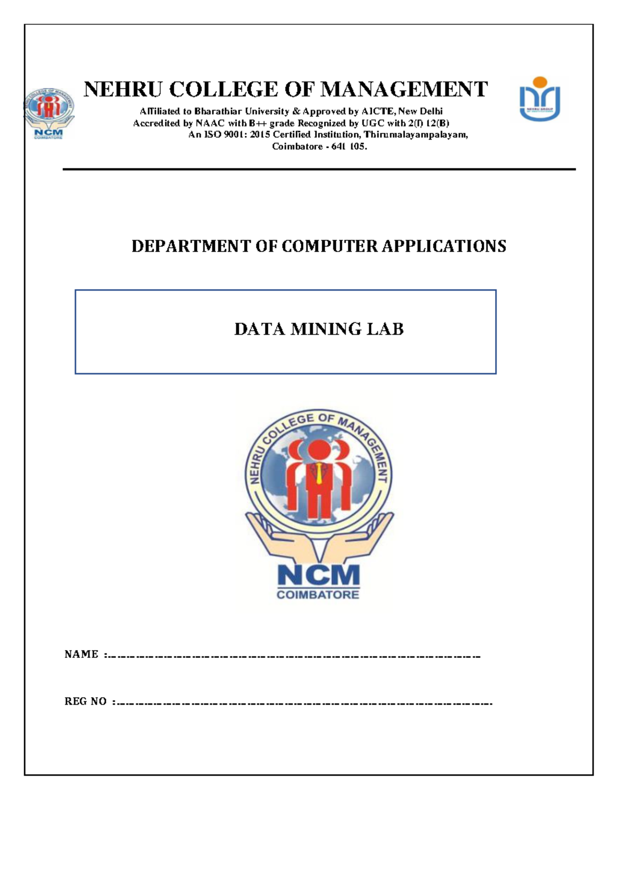 DM front page - It is a practical notes on relational database ...