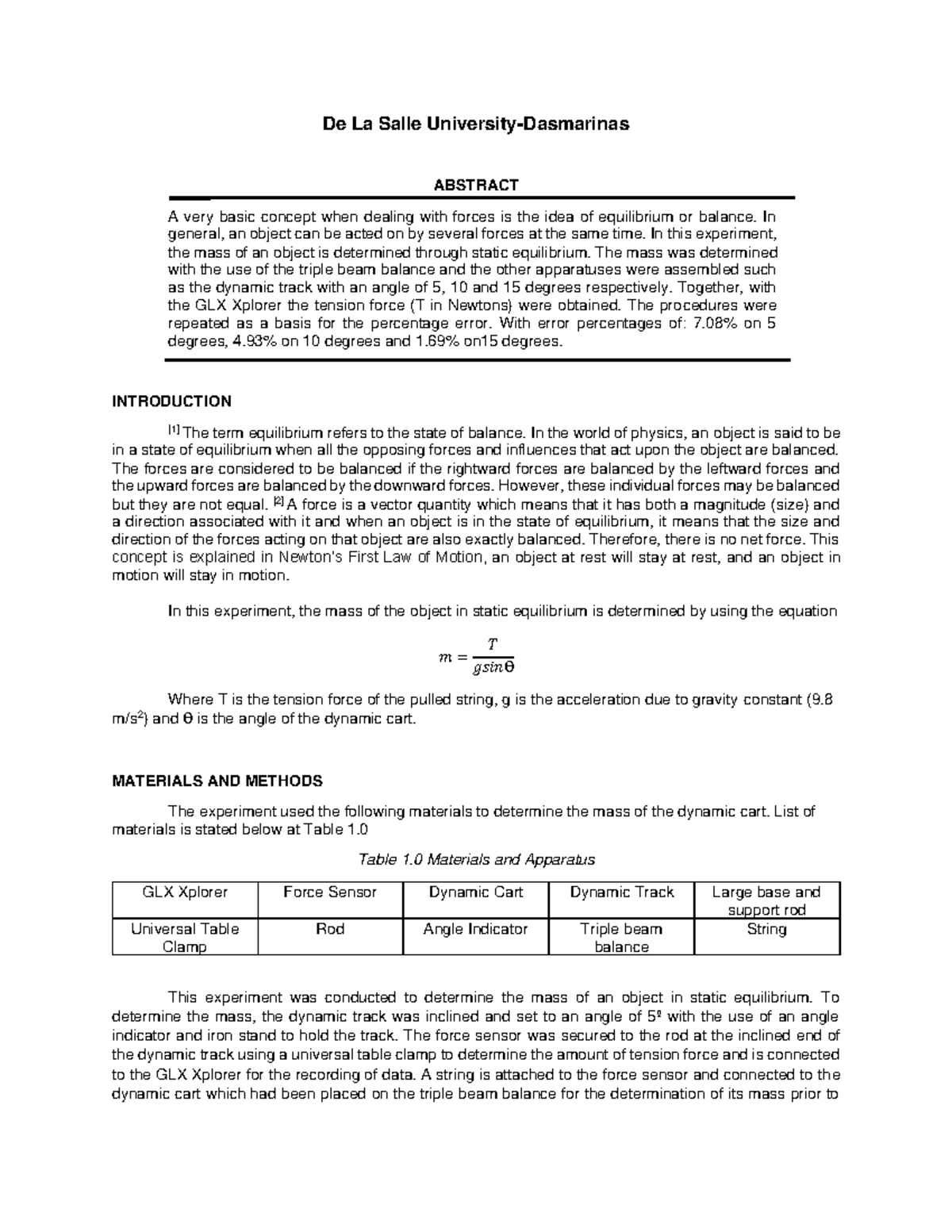 Scientific Paper - De La Salle University-Dasmarinas ABSTRACT A very ...