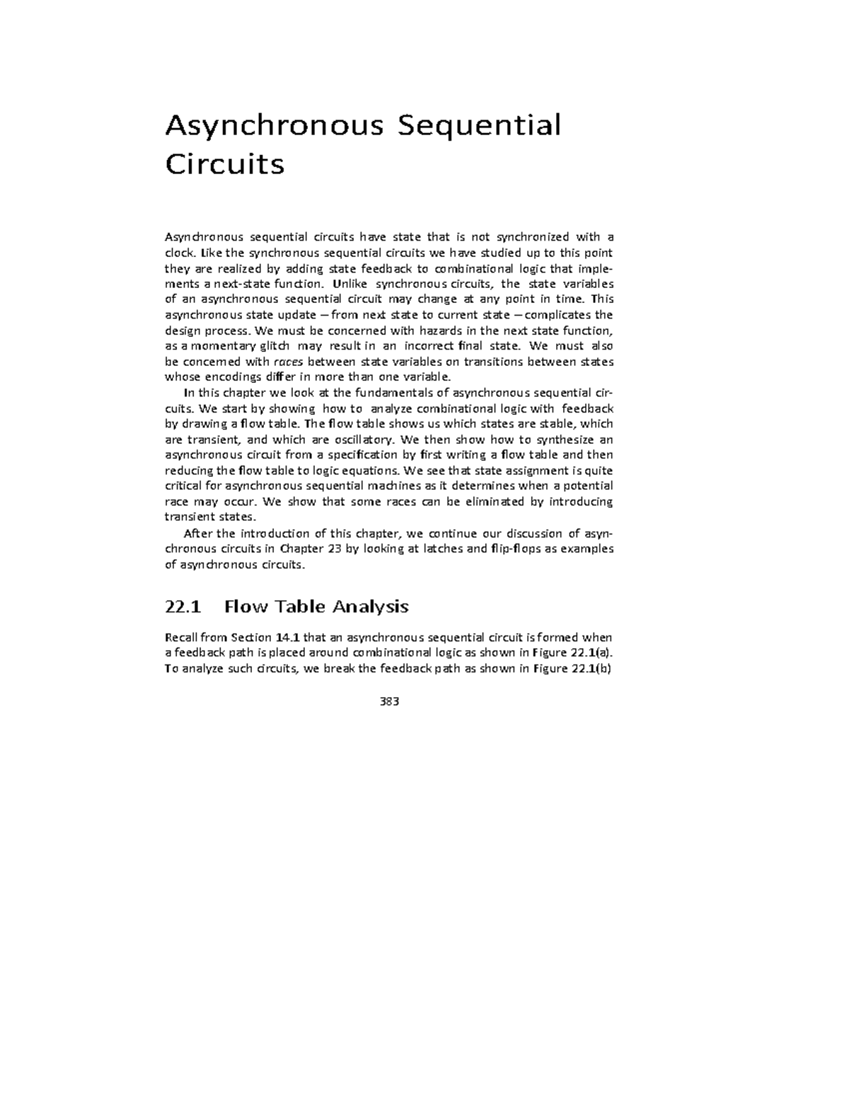 Asynchronous Sequential Circuits Asynchronous Sequential Circuits Asynchronous Sequential 6708