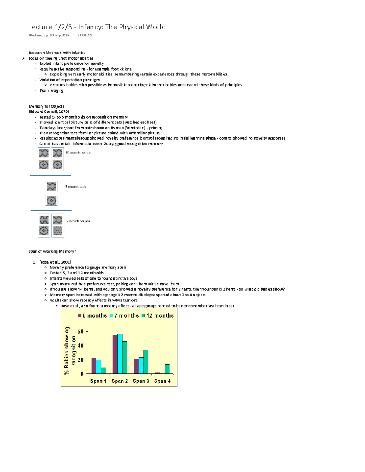 PSYC324 Lecture 1-3 - Infancy & the Physical World - Warning: TT ...