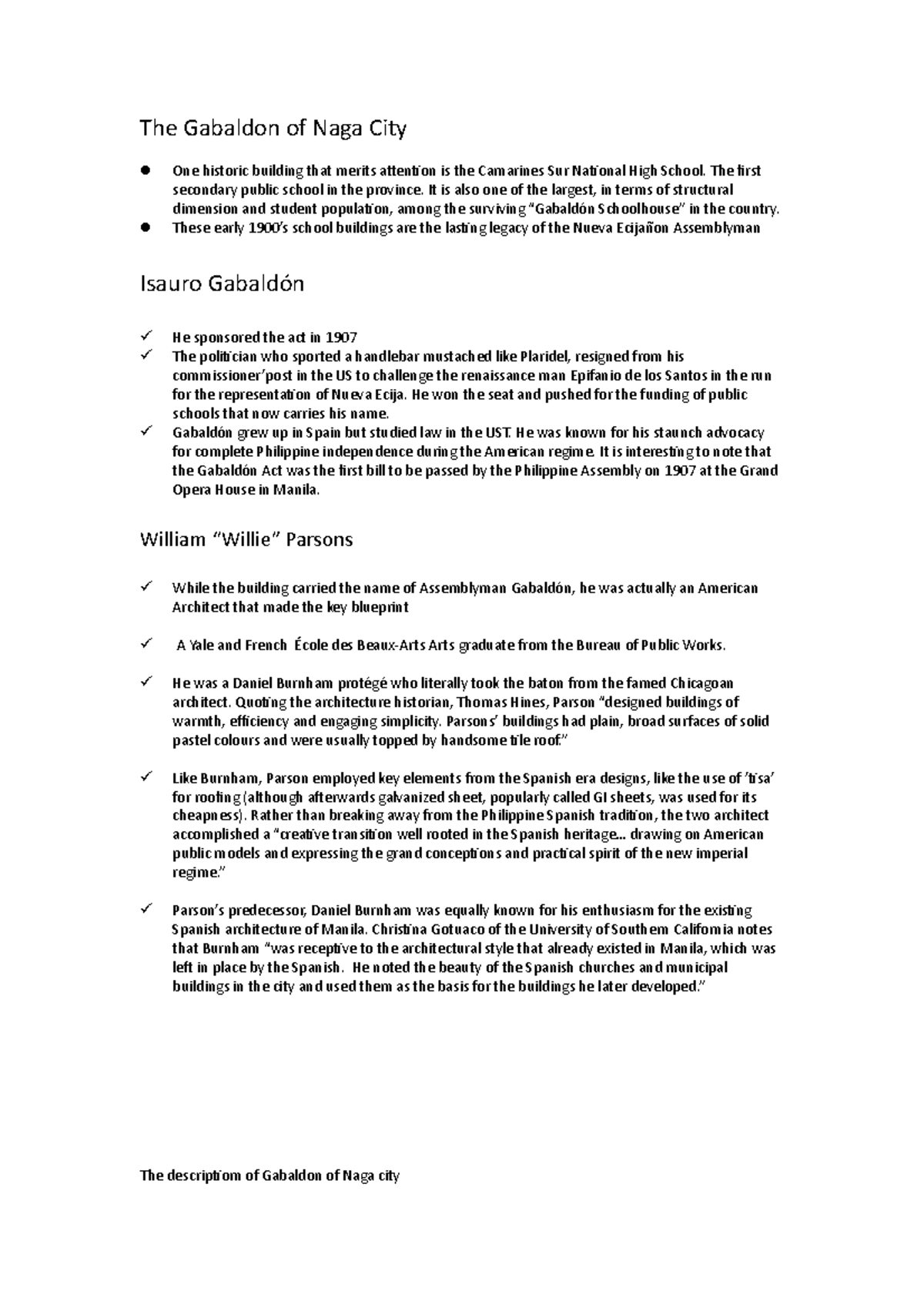 The Gabaldon of Naga City - The first secondary public school in the ...