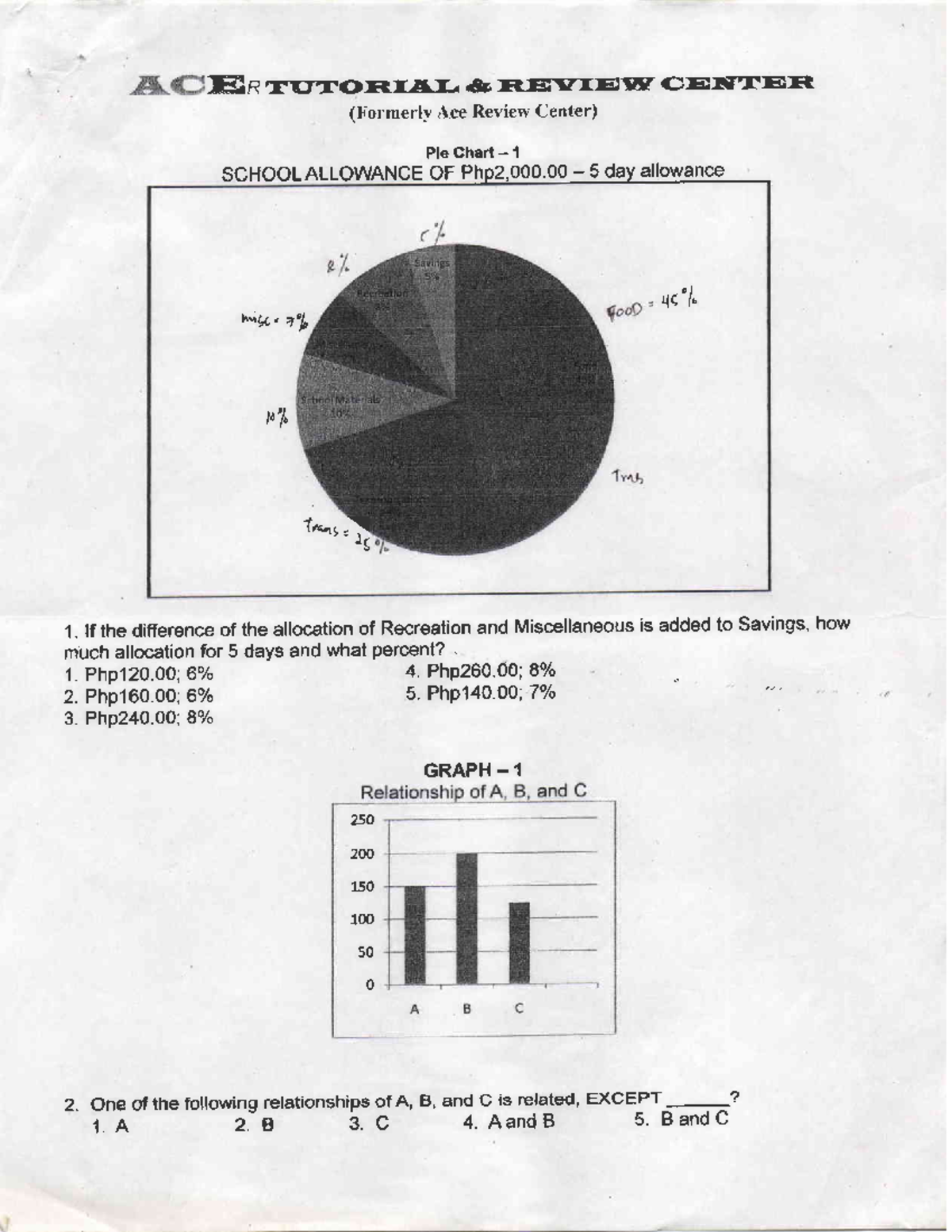 CSC 1 - ACE Tutorial Program - BS Business Administration - Studocu