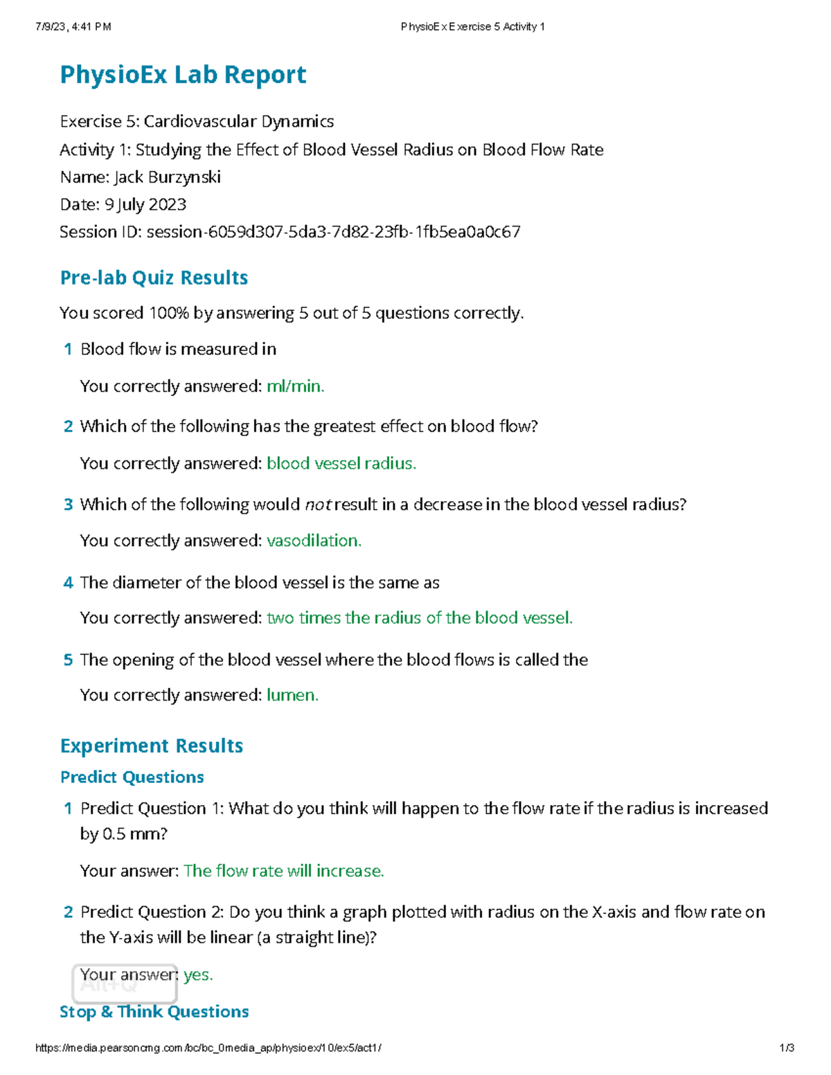 Physio Ex Exercise 5 Activity 1 - pearsoncmg/bc/bc_0media_ap/physioex ...