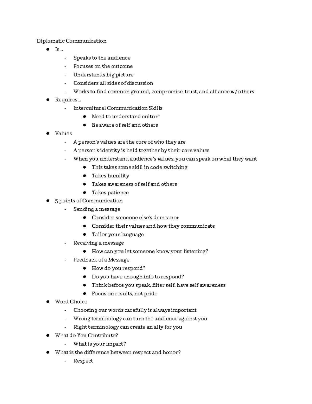 Types of Communication - Diplomatic Communication Is... - Speaks to the ...
