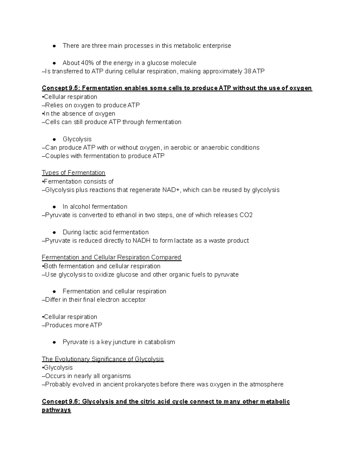 BIOL 113$ pt9 - These are my detailed notes. My notes are based off my ...