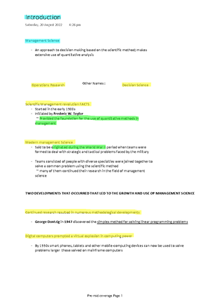 Decision Making without Probabilities - Conservative approach - for ...