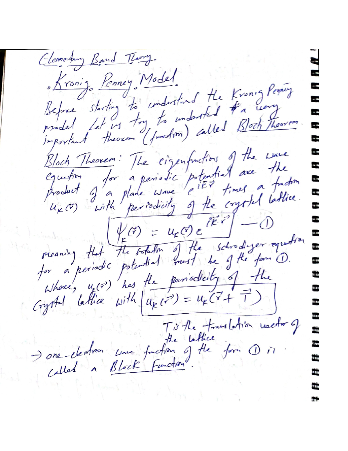 Kronig pinney model - Solid state physics - Elementing Band Theory. 0 ...