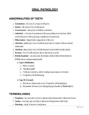 General Pathology study guide - GENERAL PATHOLOGY Study Guide Here are ...