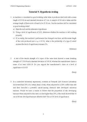 Project - CH2010 Engineering Statistics AY2024- Project – Monsoon in ...