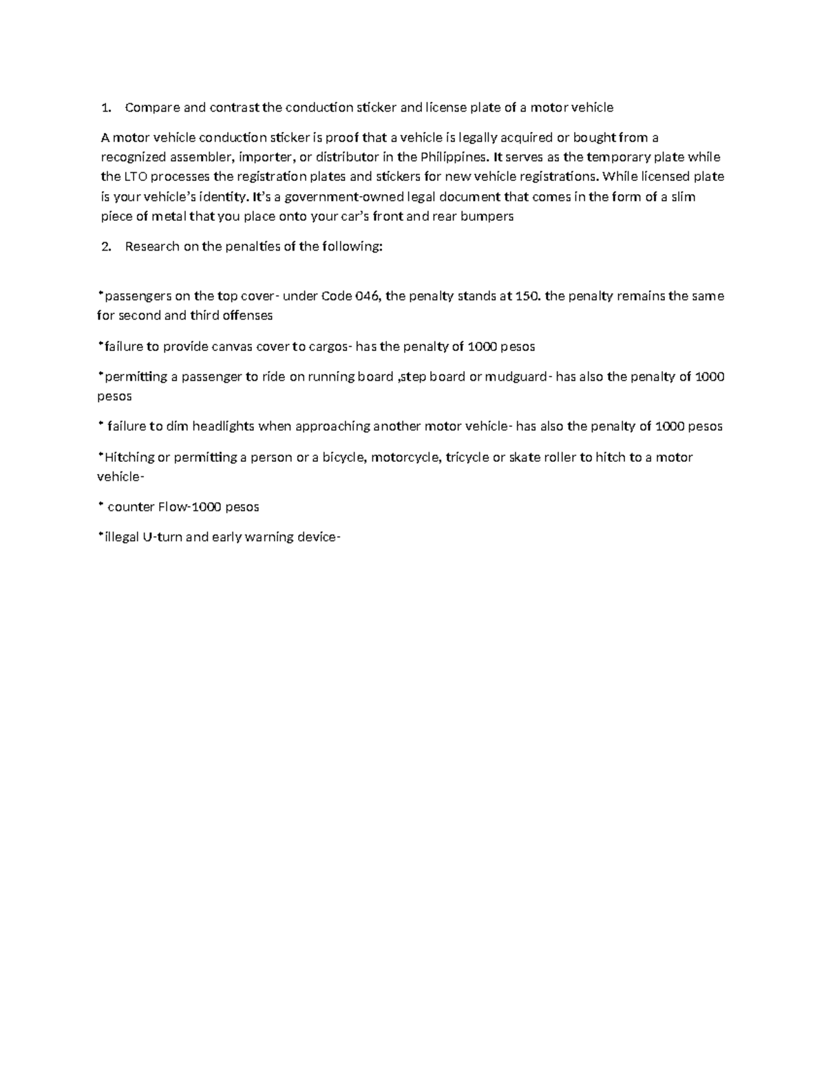 Document - Lecture for criminology student - Compare and contrast the ...