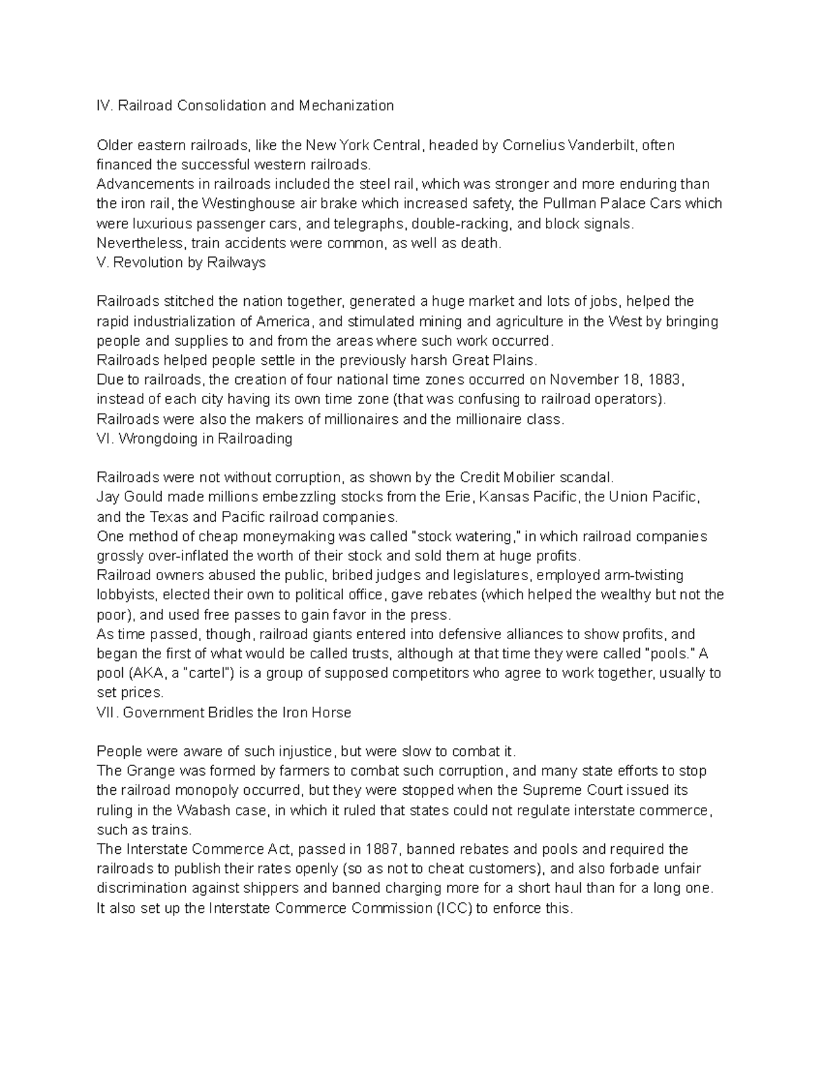 History note 167* - These are my details notes for this class. - IV ...