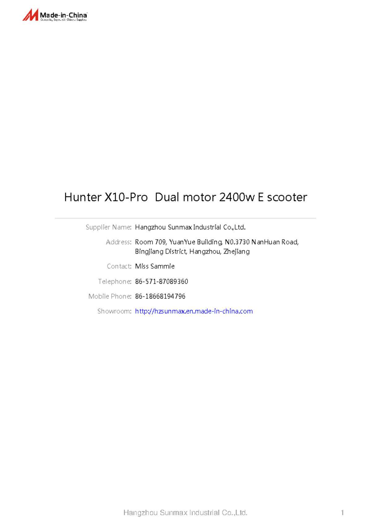 Hunter-X10-Pro-Dual-motor-2400w-E-scooter - Hunter X10-Pro Dual motor ...