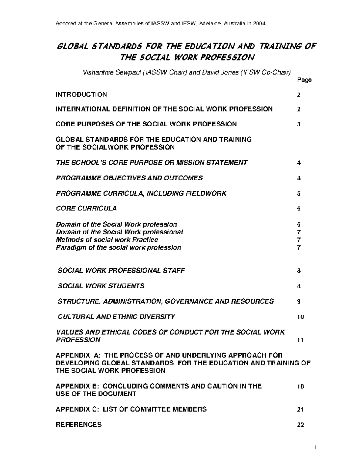 Social Work and Social Welfare Introduction - - Studocu