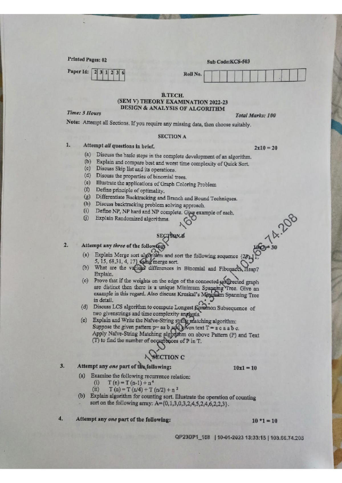 DAA PYQ's - QP22O1P_ | 30-Dec-2021 08:58:24 | 115.243. QP22O1P_138 | 30-Dec-2021 08:58:24 | 115. ...