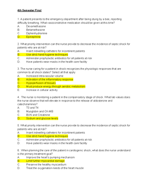 N247 Advanced Med Surg - Burns, SIRS, MODS - SIRS Patho o The immune ...