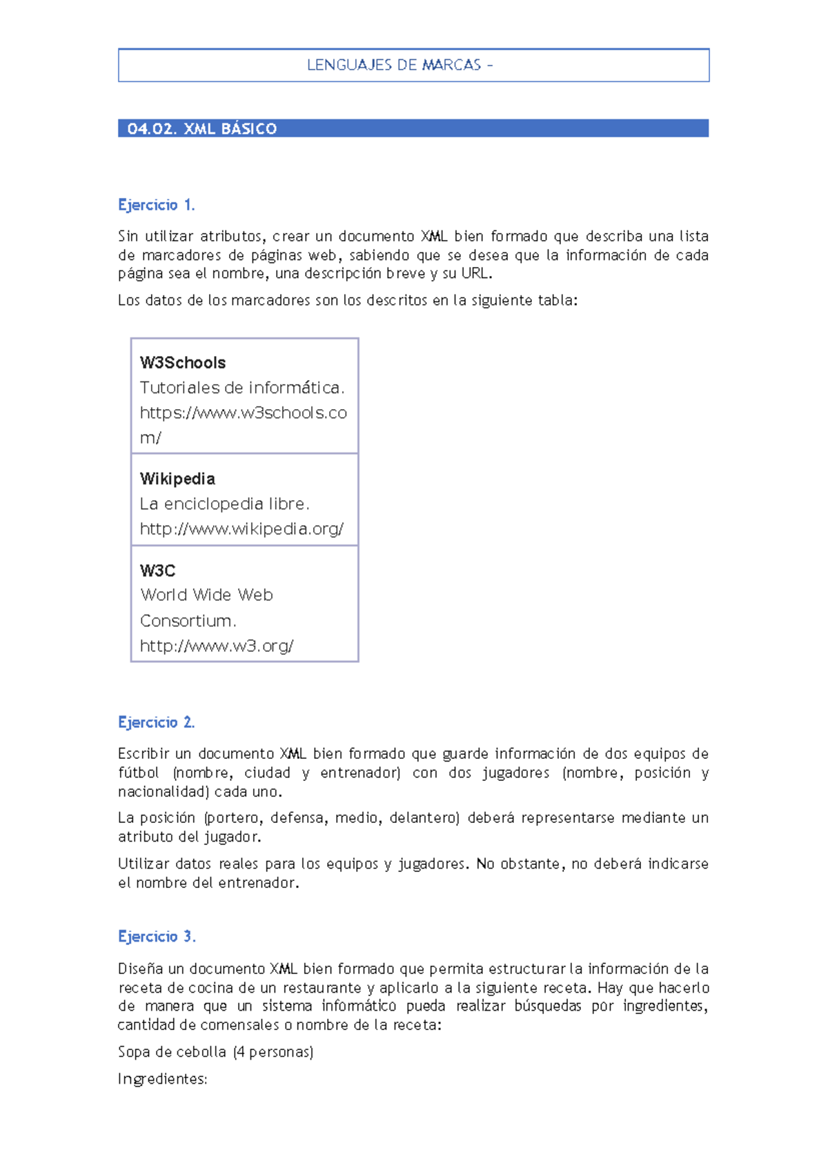 04.02. XML básico II - werwer - LENGUAJES DE MARCAS - CSS 04. XML ...