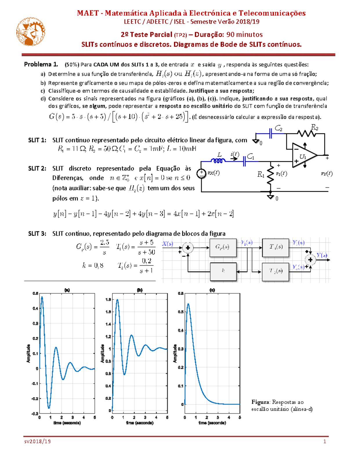 MAET 2018 19SV TP2 v0 - MAET - Matem·tica Aplicada ‡ ElectrÛnica e ...