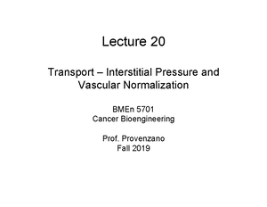 Final assignment - HW# BMEn 5701 Cancer Bioengineering – Due Wed. Oct ...