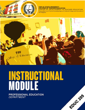 Educ 203 Portfolio Tarlac State University College Of Teacher