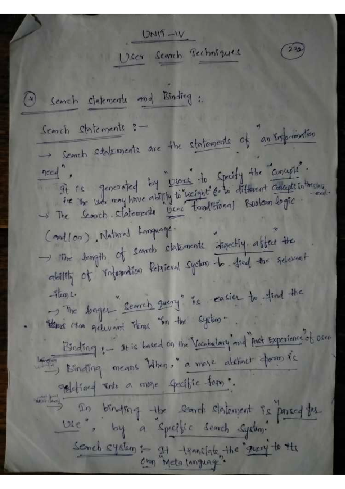 IRS UNIT 4 - Information Retrieval Systems Unit 4 - Computer Science and Engineering - Studocu