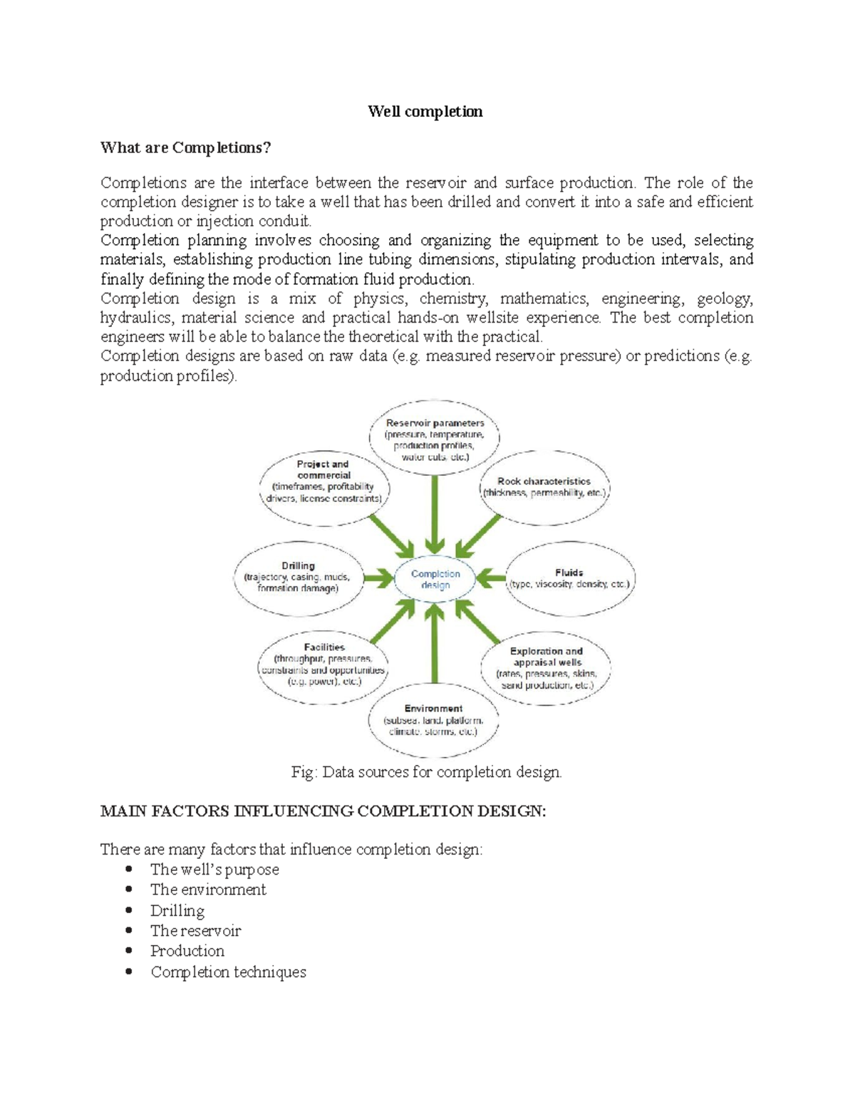 well completion and its types. - Well completion What are Completions ...