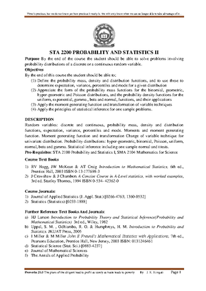 CS2 CMP Upgrade 2020 - IFOA Actuarial Papers - CS2: CMP Upgrade 2019/20 ...