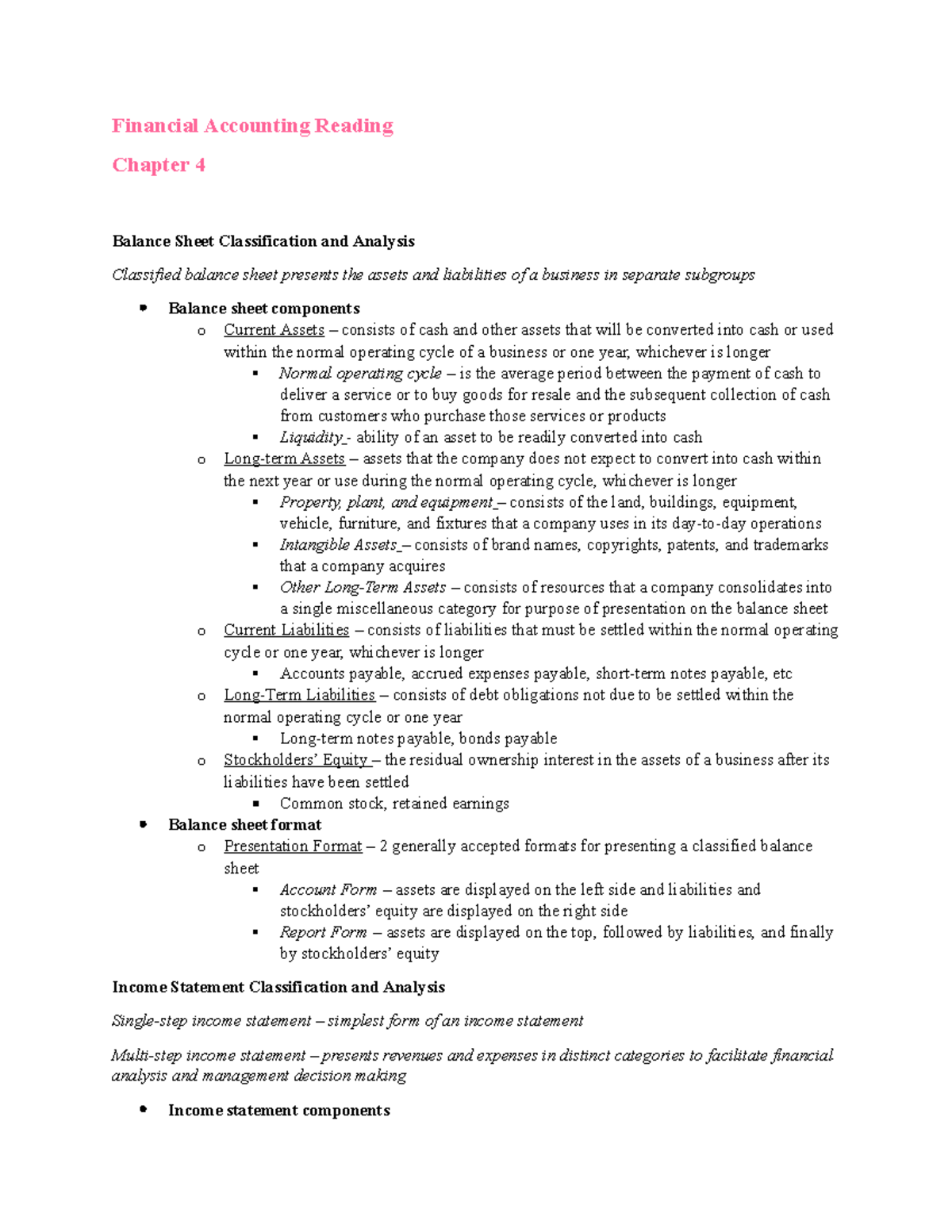 Chapter 4 - Professor Stewart Smith - Financial Accounting Reading ...