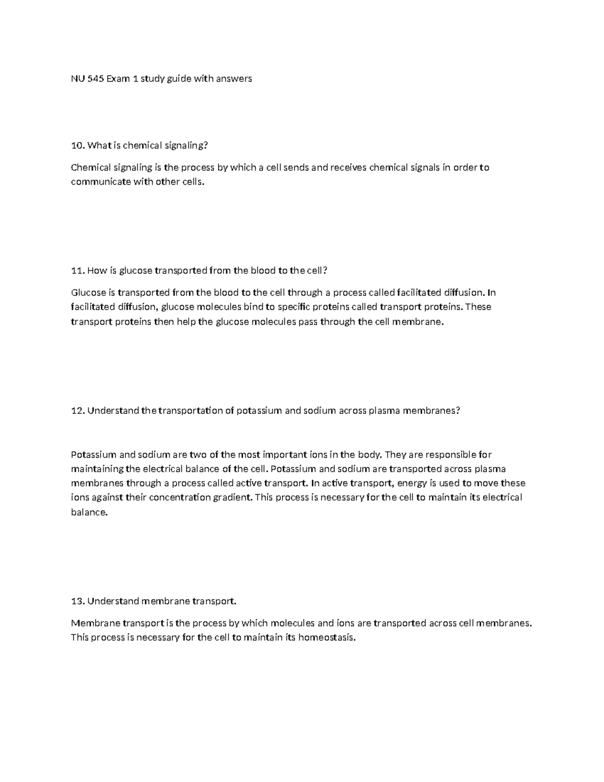 NU 545 Exam 1 study guide with answers - NU 545 Exam 1 study guide with ...